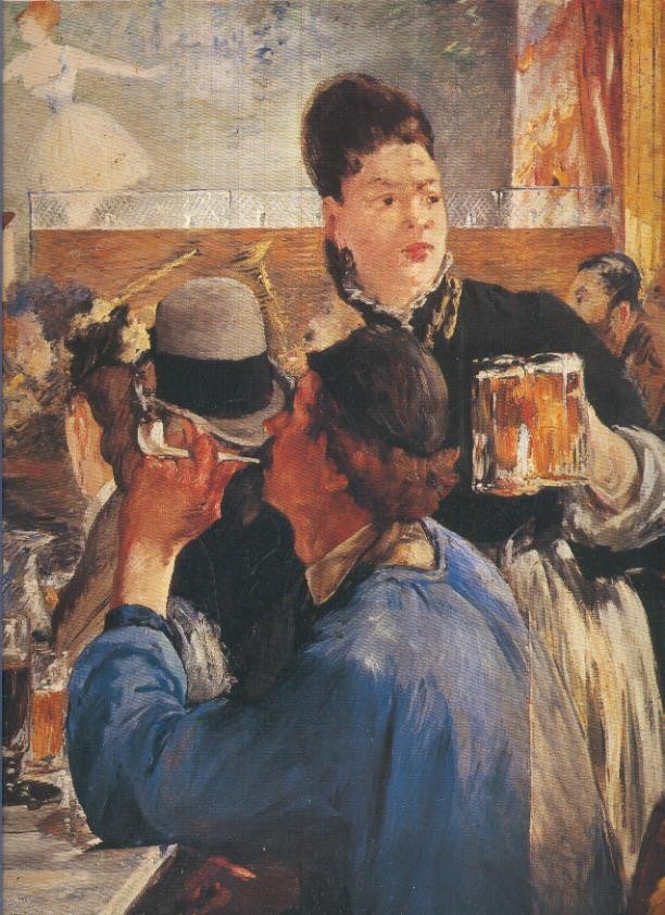 Lamina numero 32: Edouard Manet: La serveuse (la camarera) von Varios ...
