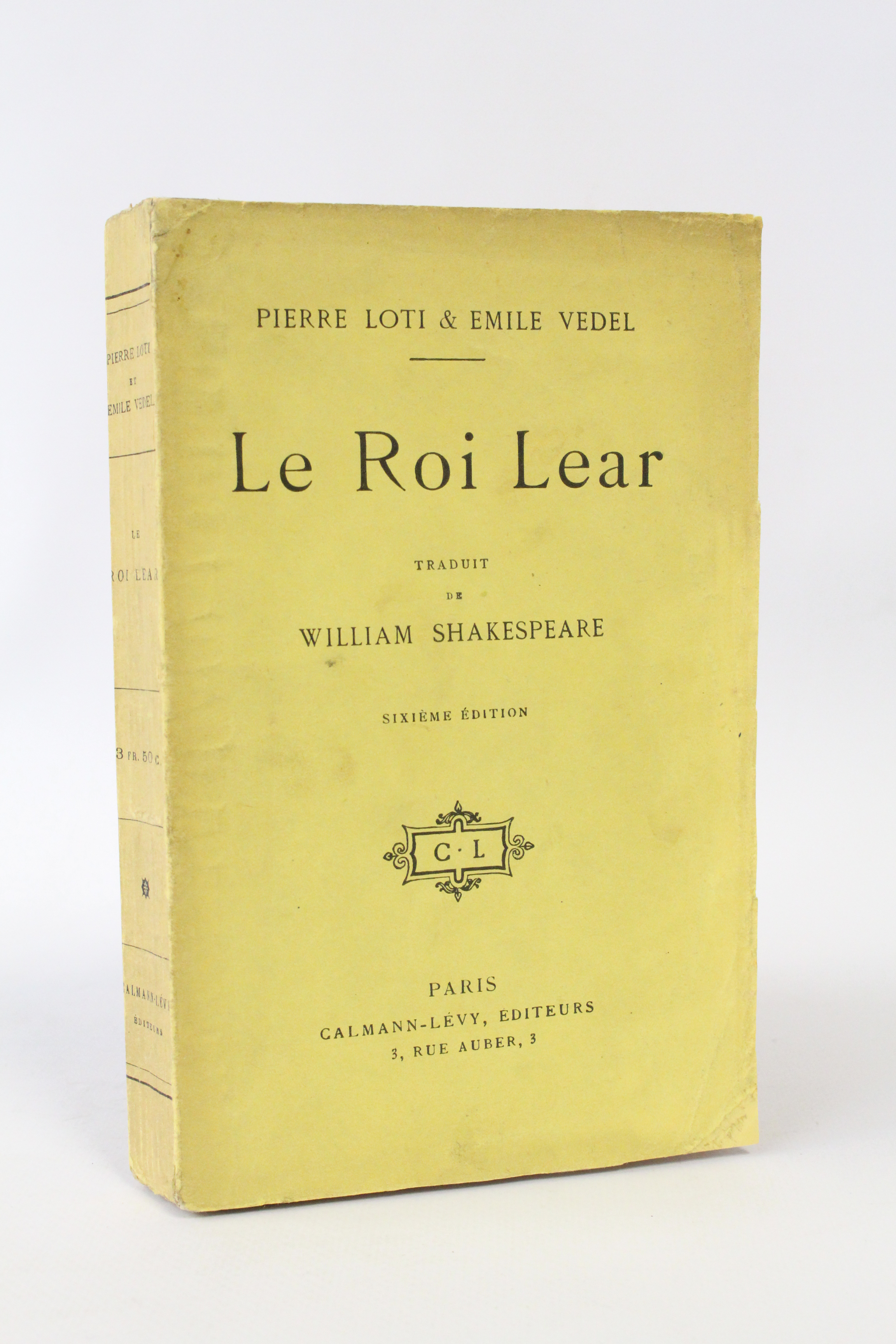 Le roi Lear by LOTI Pierre & VEDEL Emile & SHAKESPEARE William: couverture souple (1904) Signed ...