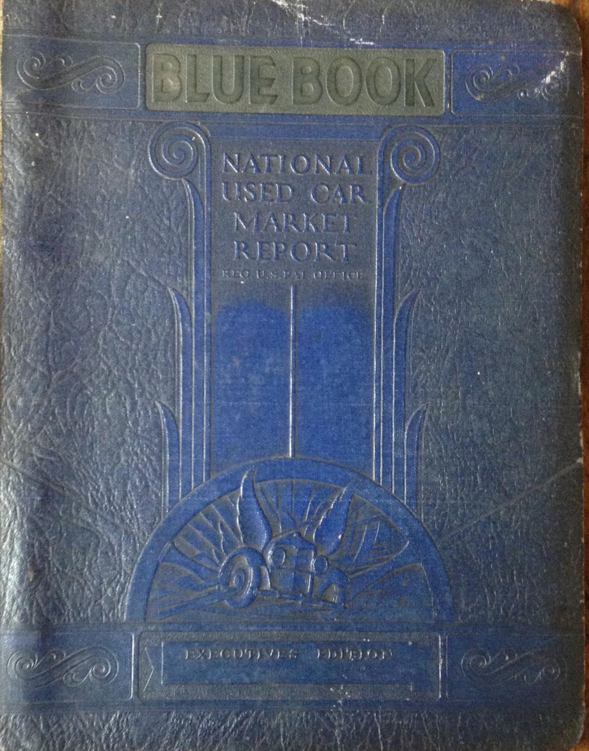 Blue Book Executive's Edition National Used Car Market Report including ...