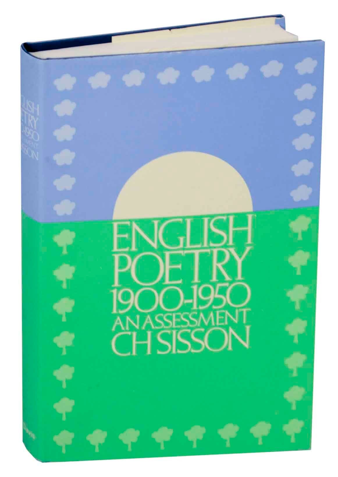 English Poetry 1900-1950: An Assessment by SISSON, C.H.: (1971) | Jeff ...