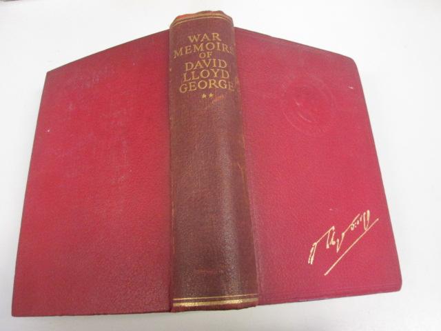 THE WAR MEMORIES OF DAVID LLOYD GEORGE 2 volumes by George, David Lloyd ...