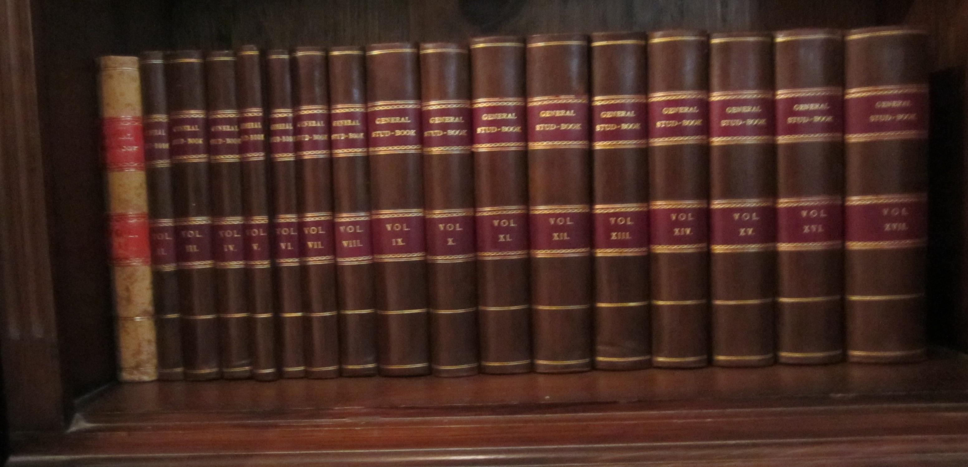 General Stud Books, Volumes 1 through 36 (thru 1968). par J.P ...