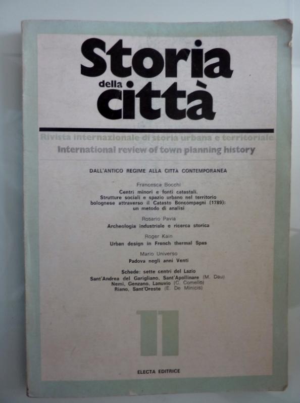 STORIA DELLA CITTA' Rivista Internazionale di storia urbana e ...