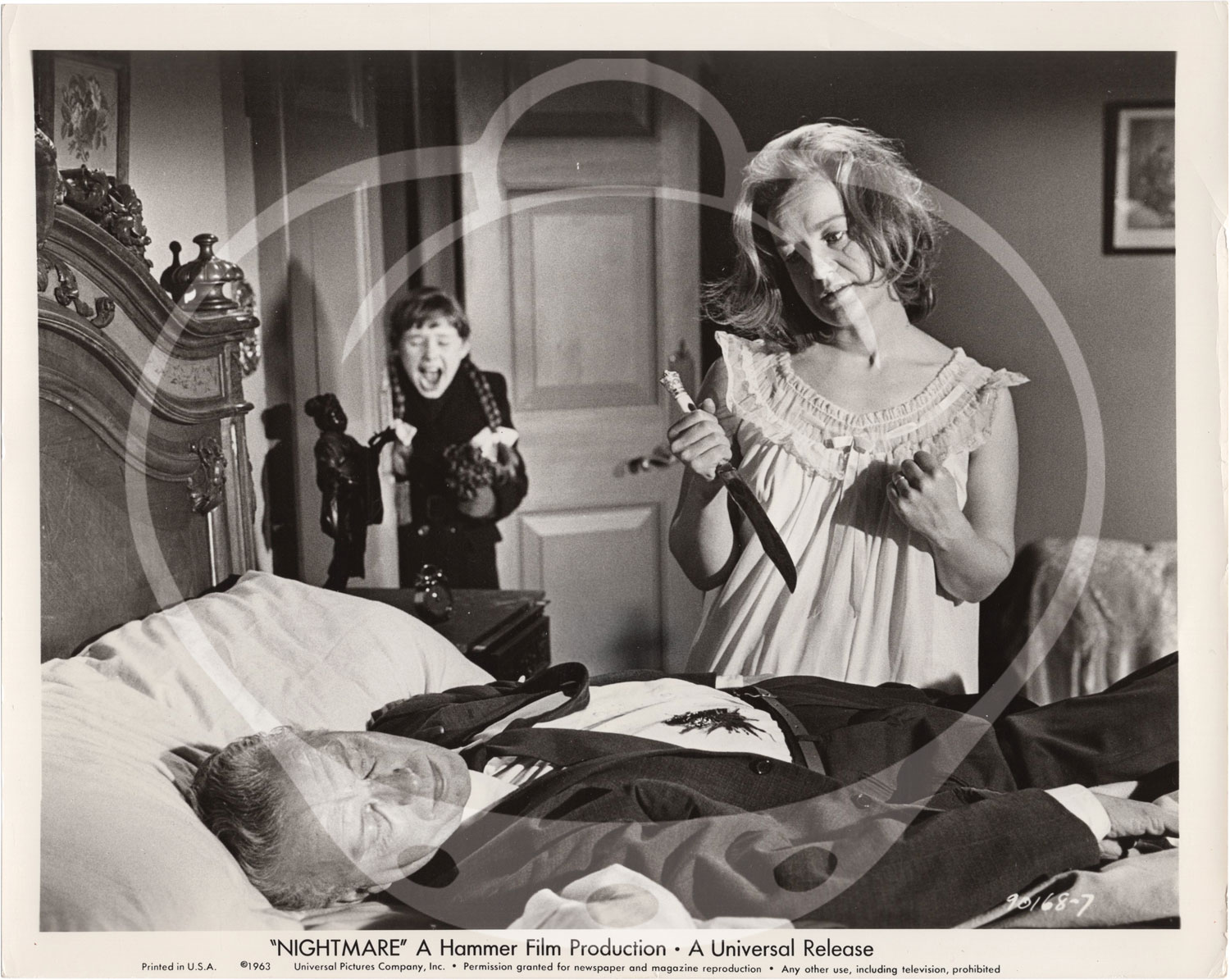 Nightmare (Two original photographs from the 1964 film) by Freddie ...