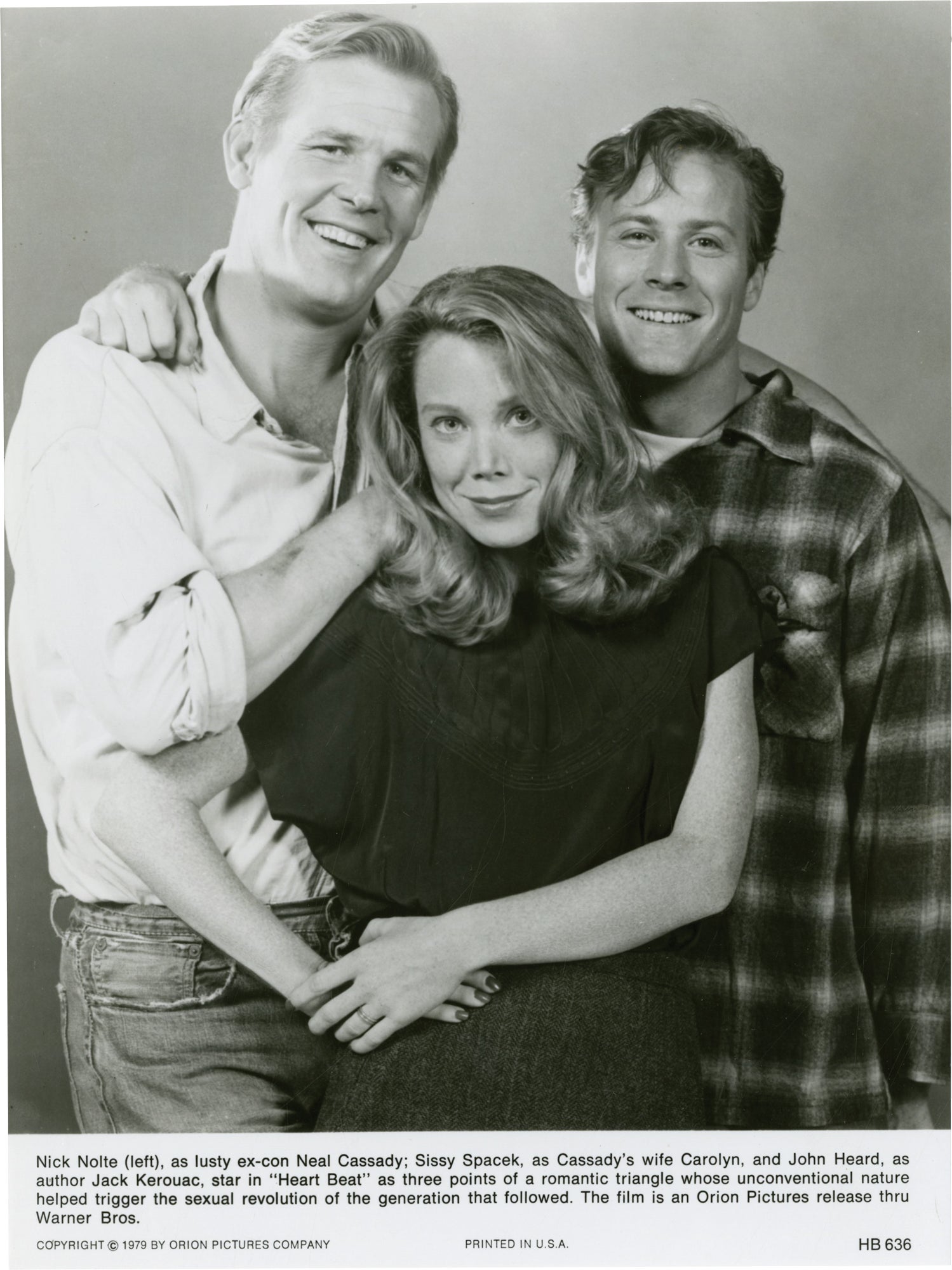 Heart Beat (Original film press kit for the 1980 film) par [Jack Kerouac] Nick Nolte, Sissy ...