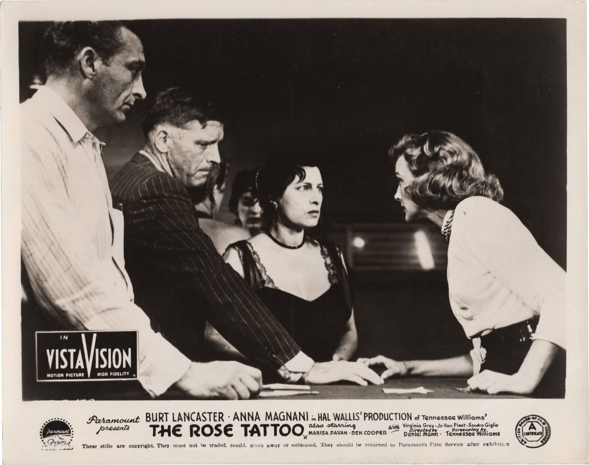 The Rose Tattoo (Six original photographs from the 1955 film) by Daniel ...