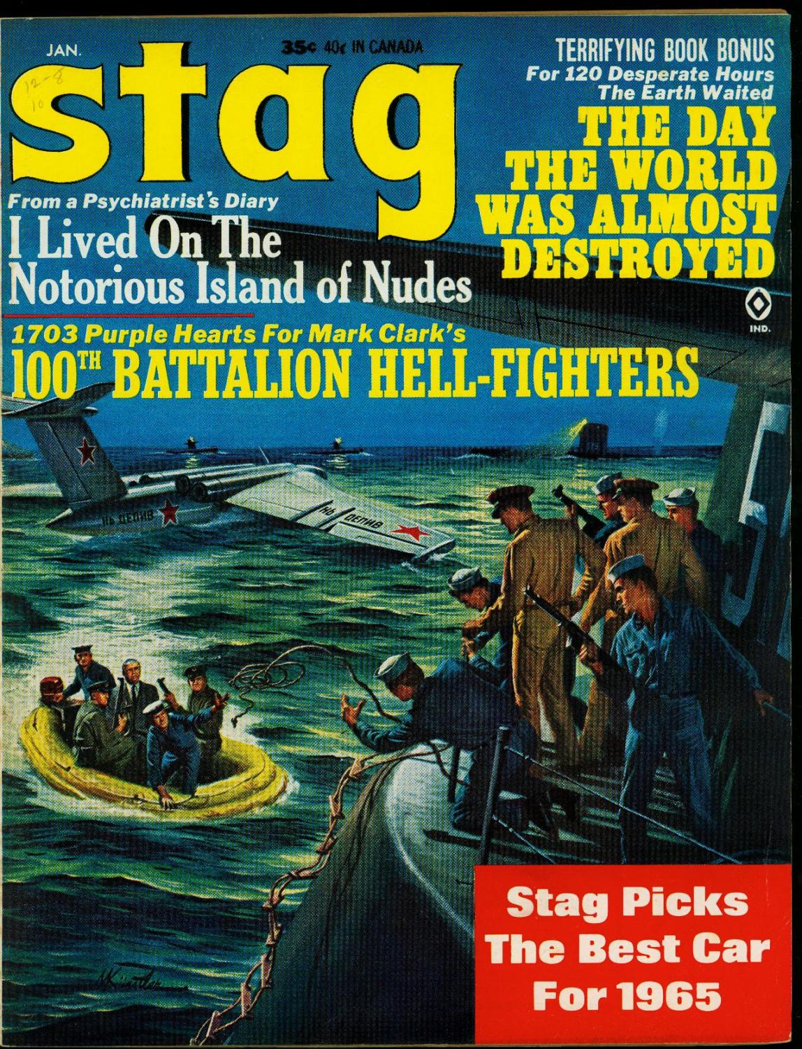 Stag Pulp Magazine January 1965- Betty McCall - Ford Mustang FN: (1965 ...