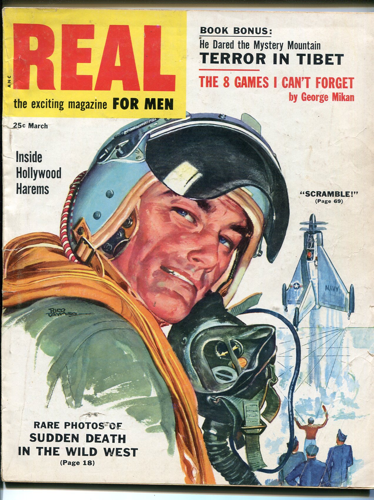 Real For Men: (1955) Magazine / Periodical | DTA Collectibles