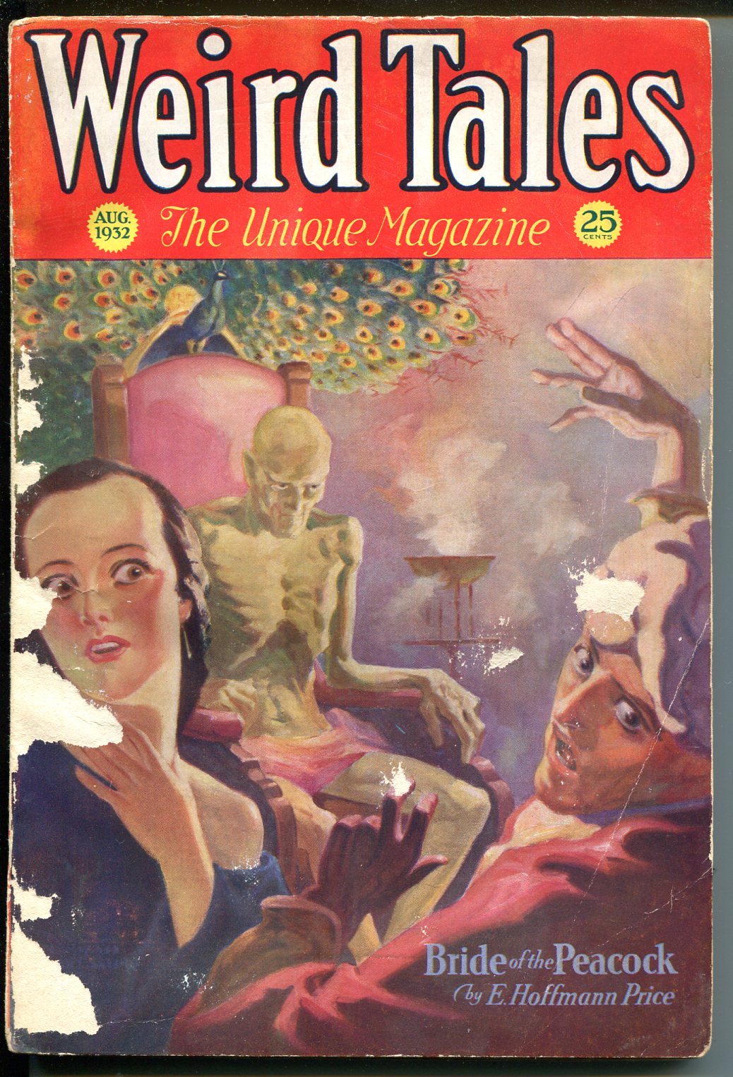 Weird Tales 8/1932-Popular-horror-fantasy-rare pulp-weird menace cover ...