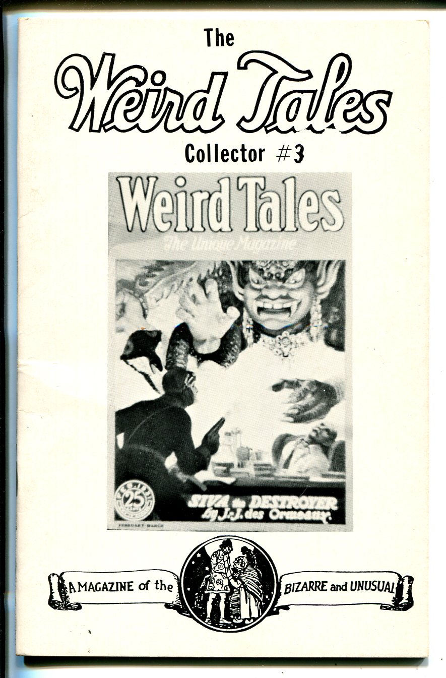 Weird Tales Collector #3 1978-Weinberg-fanzine-index from 1/1933 thru 9 ...