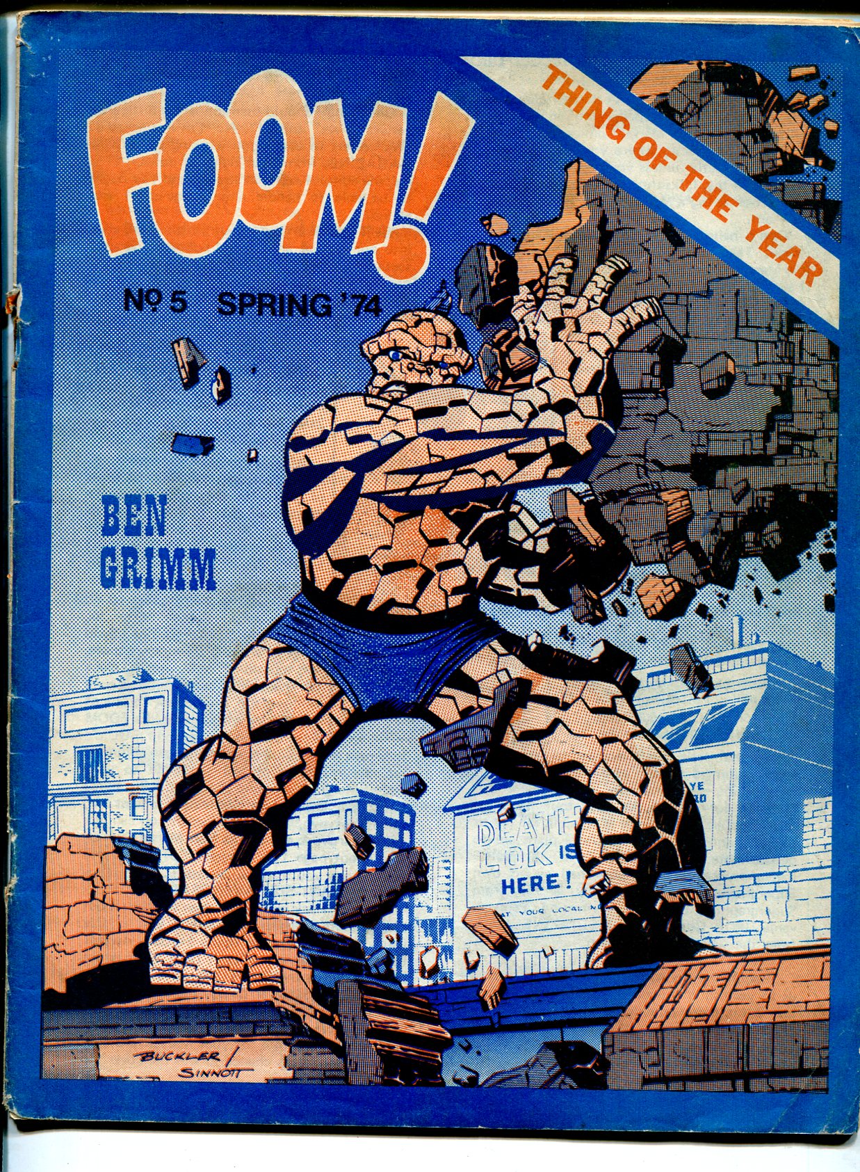 FOOM #5 1974-early Marvel Comics fanzine-Jack Kirby-Marvel's Greatest ...