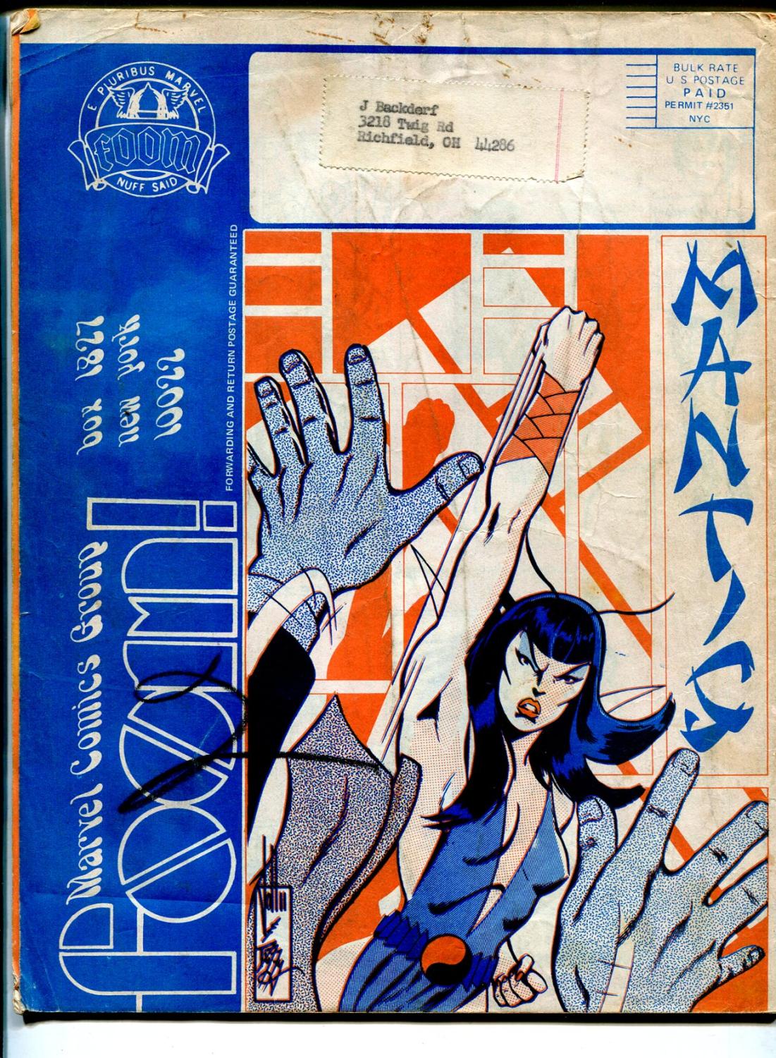 FOOM #5 1974-early Marvel Comics fanzine-Jack Kirby-Marvel's Greatest ...