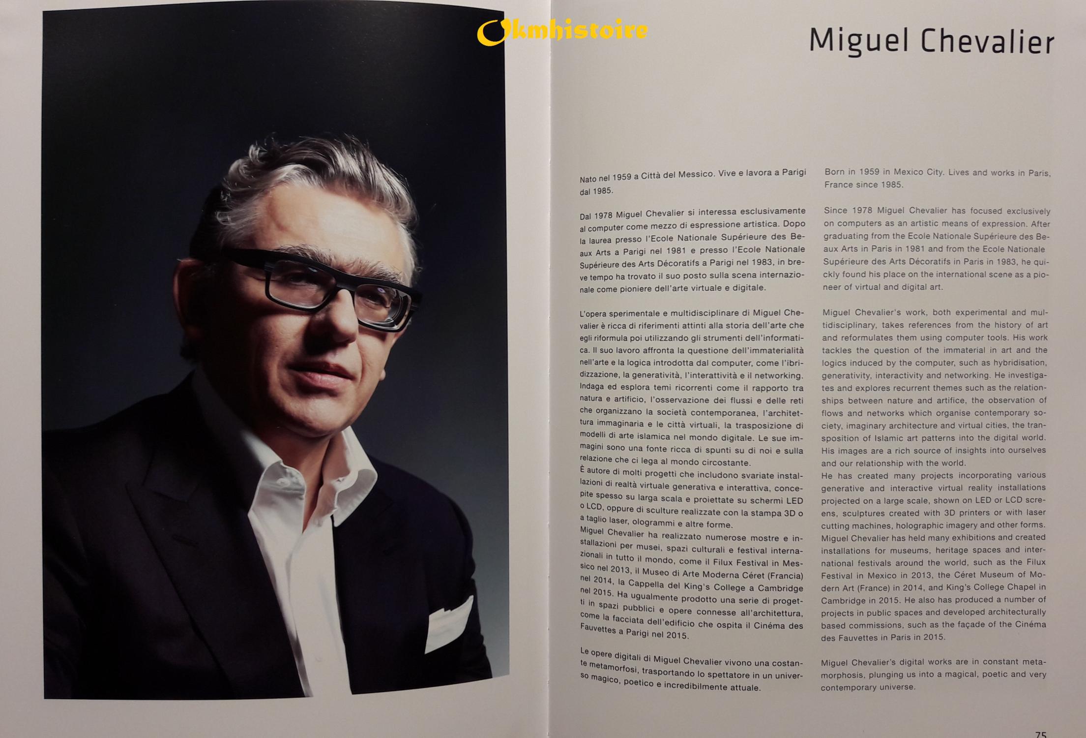 Onde Pixel. Lo sguardo di. Miguel Chevalier. ------------ [ Bilingue ...