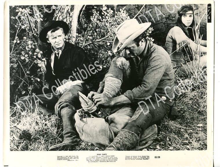 WAR PARTY-1965-8 X 10-STILL-WESTERN-LAURIE MOCK-MICHAEL T MIKLER-vg VG ...