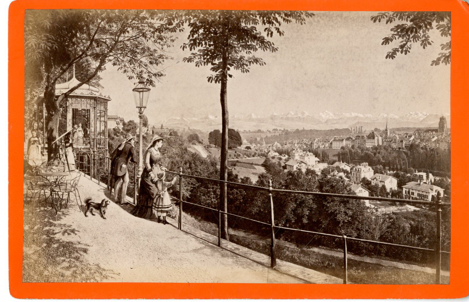 Vollenweider et Sohn, Bern, panorama d'un belvédère von Photographie ...