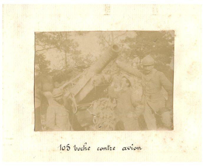 France, "105 boche contre avion" von Photographie originale / Original ...
