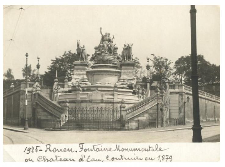 France, Rouen, Fontaine Monumentale ou Château d'Eau by Photographie ...