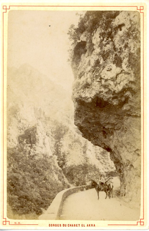 Algérie, Kherrata, Gorges du Chabet-El-Akra by Photographie originale ...