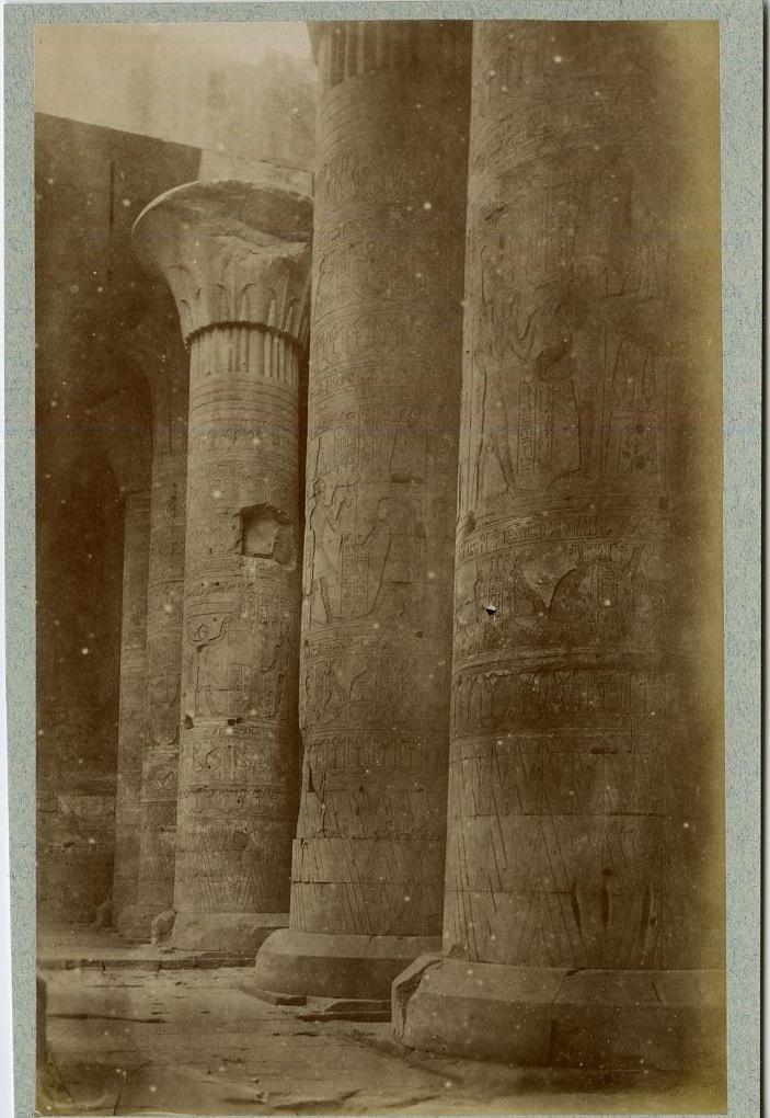 Egypte, Colonnes by Photographie originale / Original photograph: (1875 ...