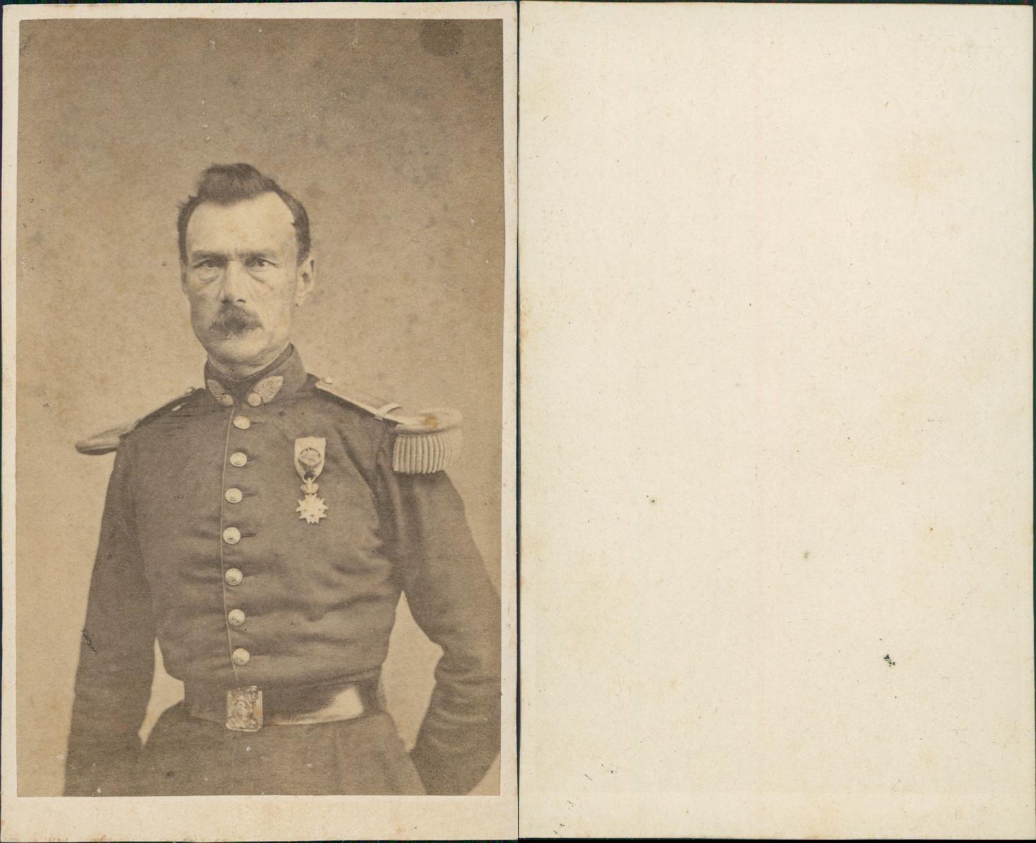 Saint-cyrien, militaire officier commandant infanterie Légion d'honneur ...