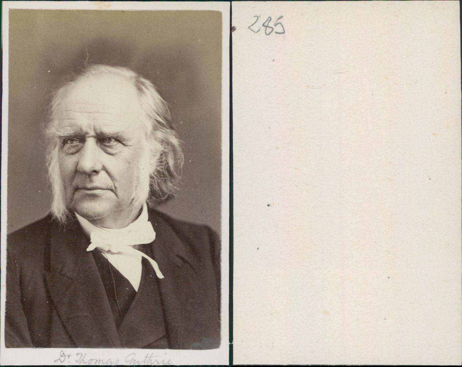 Dr Thomas Guthrie by Photographie originale / Original photograph ...