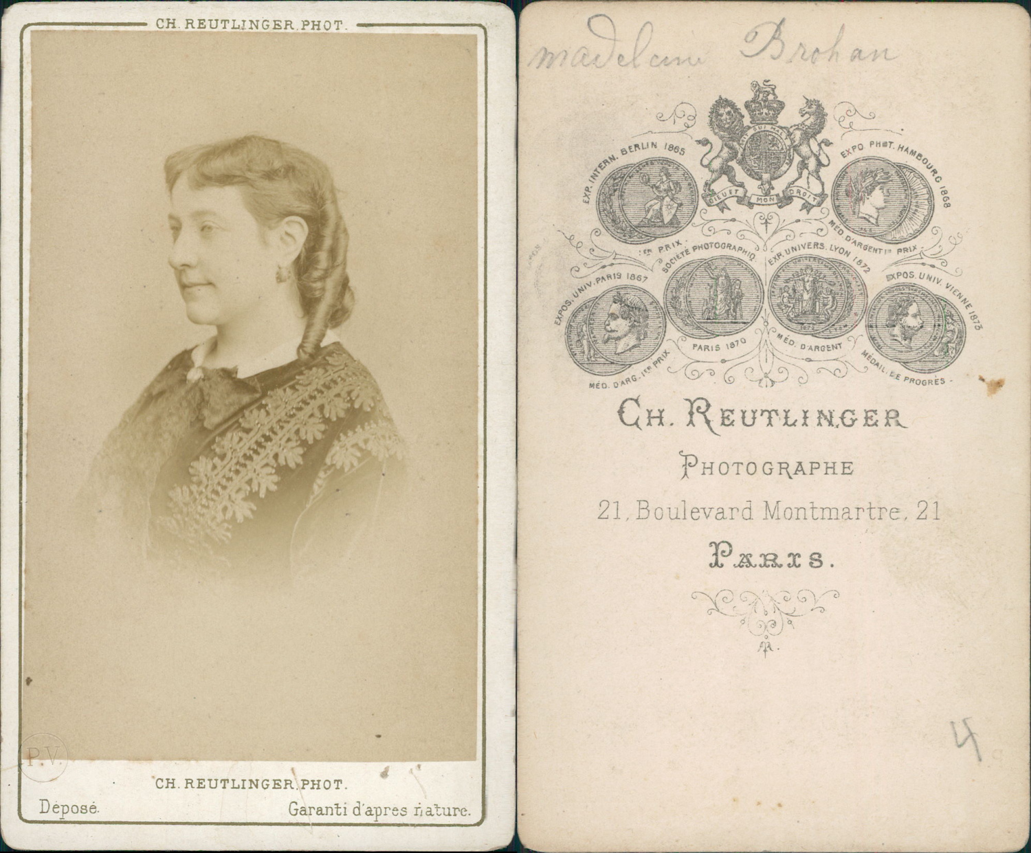 Madeleine Brohan, actrice by Photographie originale / Original ...