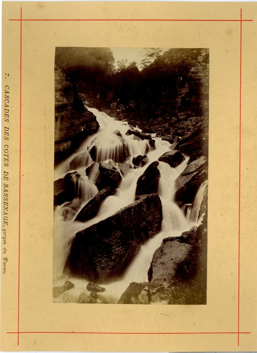 France, Cascades des Cotes de Sassenage, gorges du Furon by ...