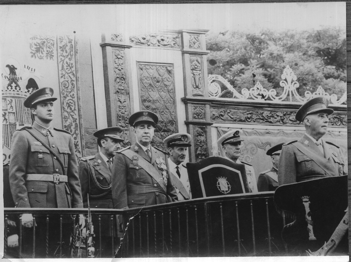Spain, Madrid, Gen. Francisco Franco and Prince Don Carlos de Bourbon ...