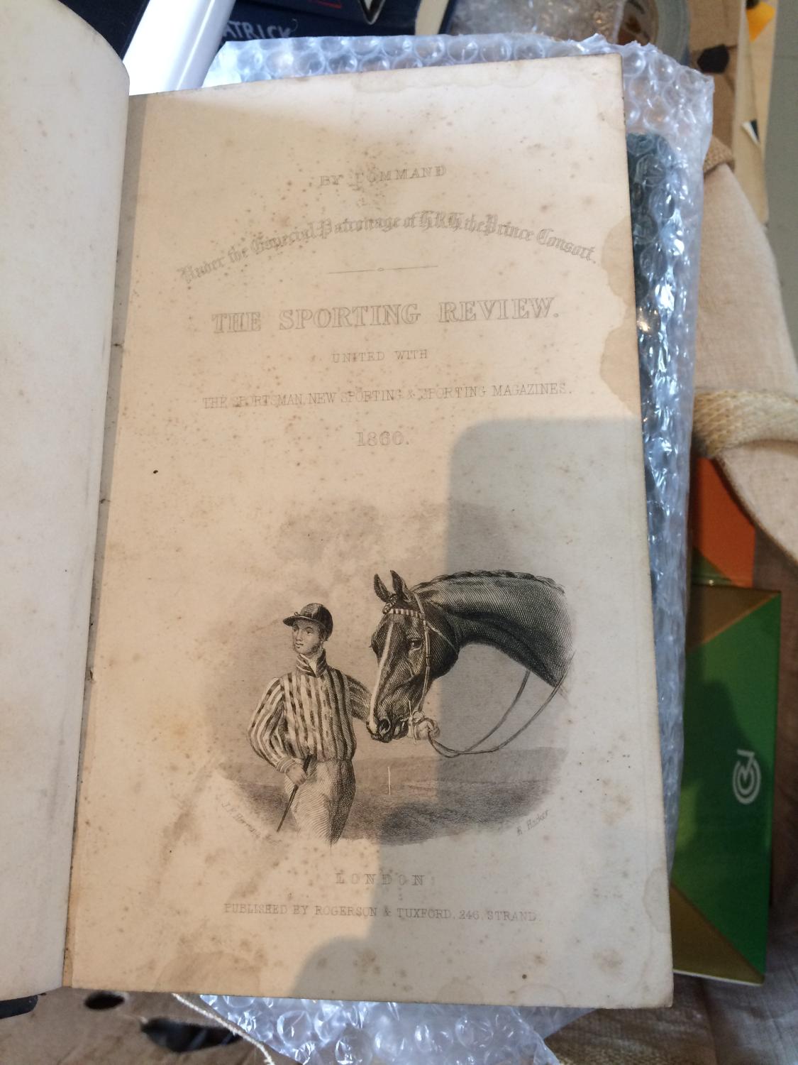 The Sporting Magazine united with The Sportsman, Sporting Review & New ...