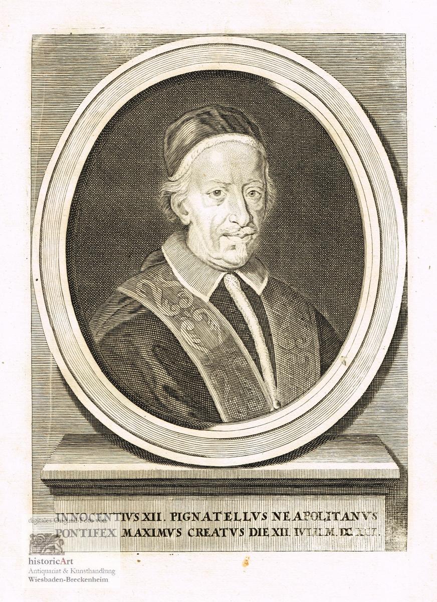 Innocentius XII. Pignatellus Neapolitanus Pontifex Maximus Creatus Die ...