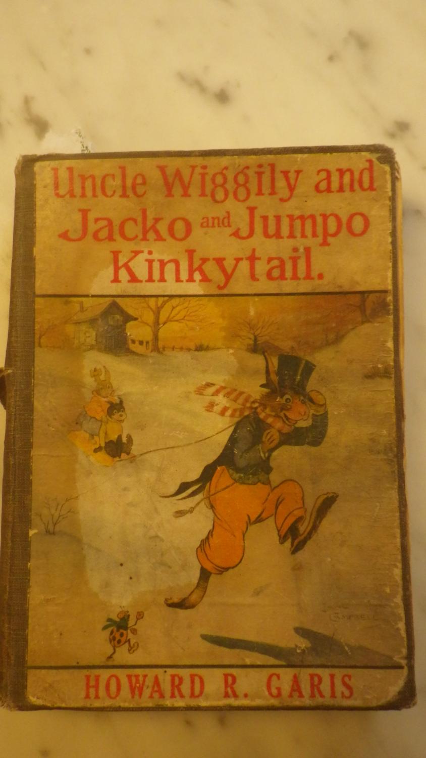 UNCLE WIGGLY & JACKO JUMPO KINKYTAIL VINTAGE BOOK HARDCOVER ...