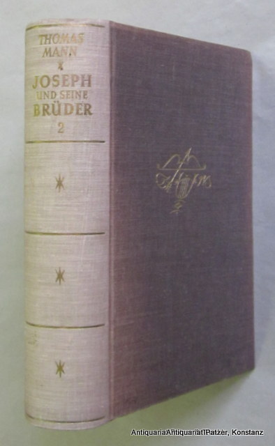 Joseph und seine Brüder, 2. Band: Joseph in Ägypten. (Frankfurt), S ...