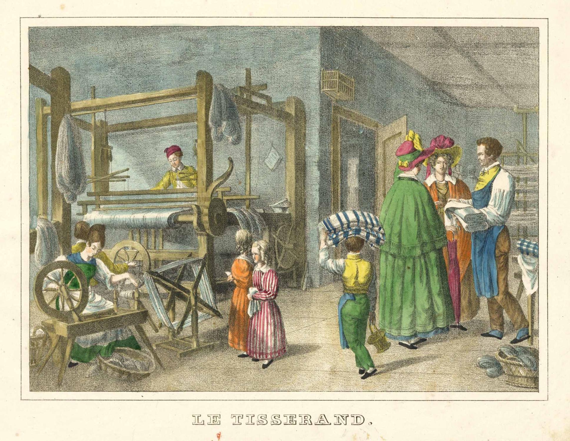 'Le Tisserand'. by WEBER:: Art / Print / Poster | Antiquariat Norbert Haas