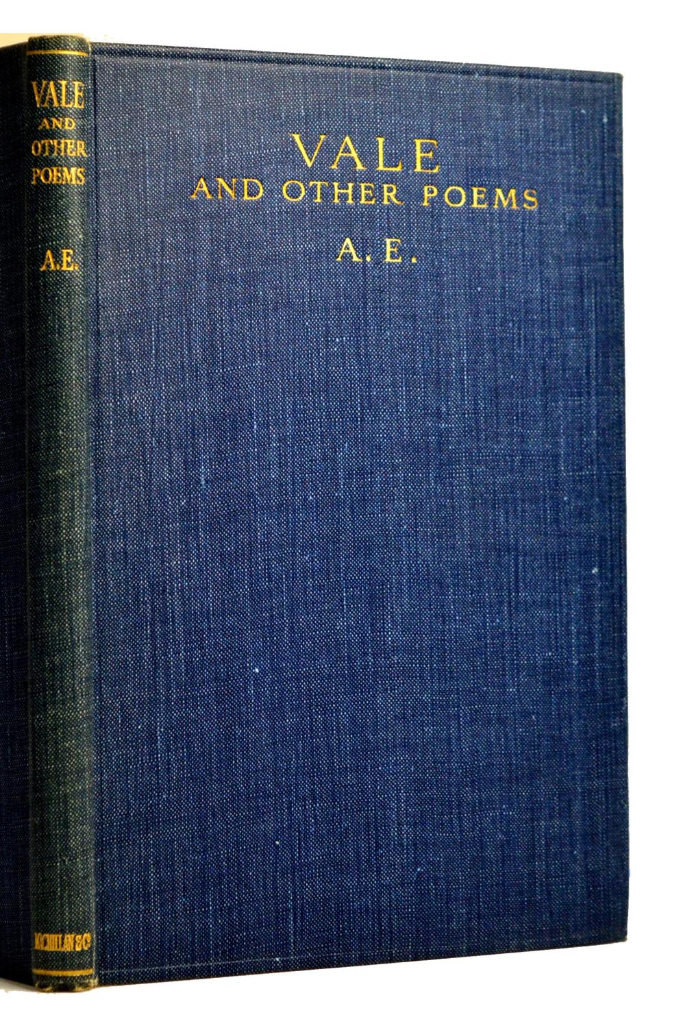 Vale And Other Poems by A. E. [George William Russell]: Near Fine ...