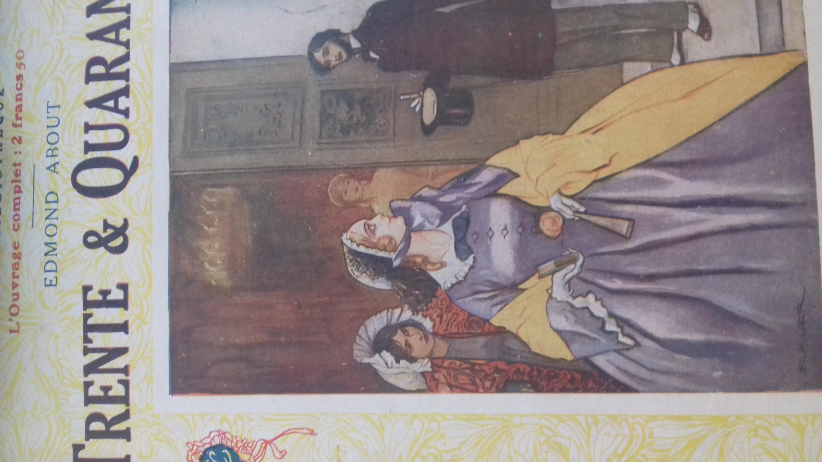 TRENTE ET QUARANTE. by edmond about: Bon Couverture souple (1921 ...