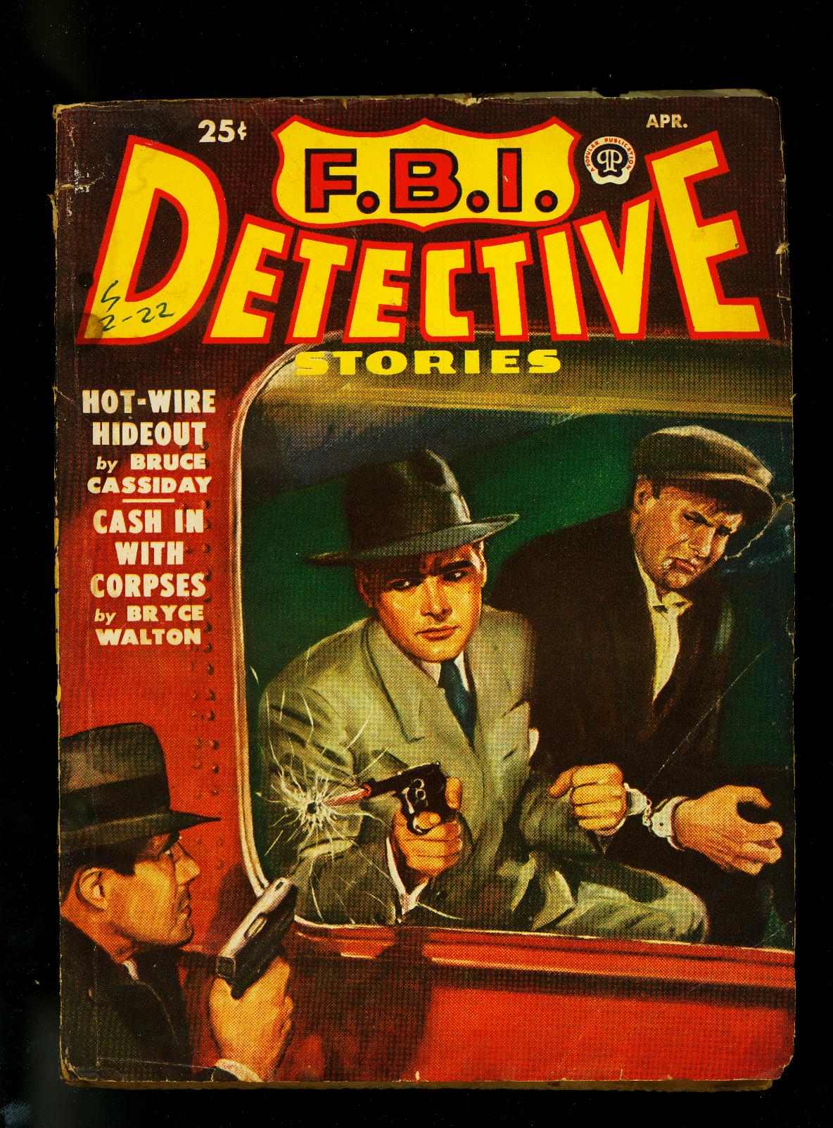 FBI Detective Stories Pulp April 1950-Crime Fiction- VG: (1950 ...