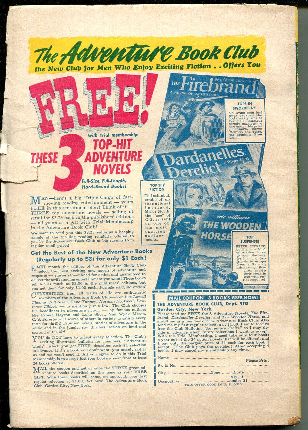 Fantastic Story Quarterly Fall 1950-Thrilling-pulp sci-fi-monster ...