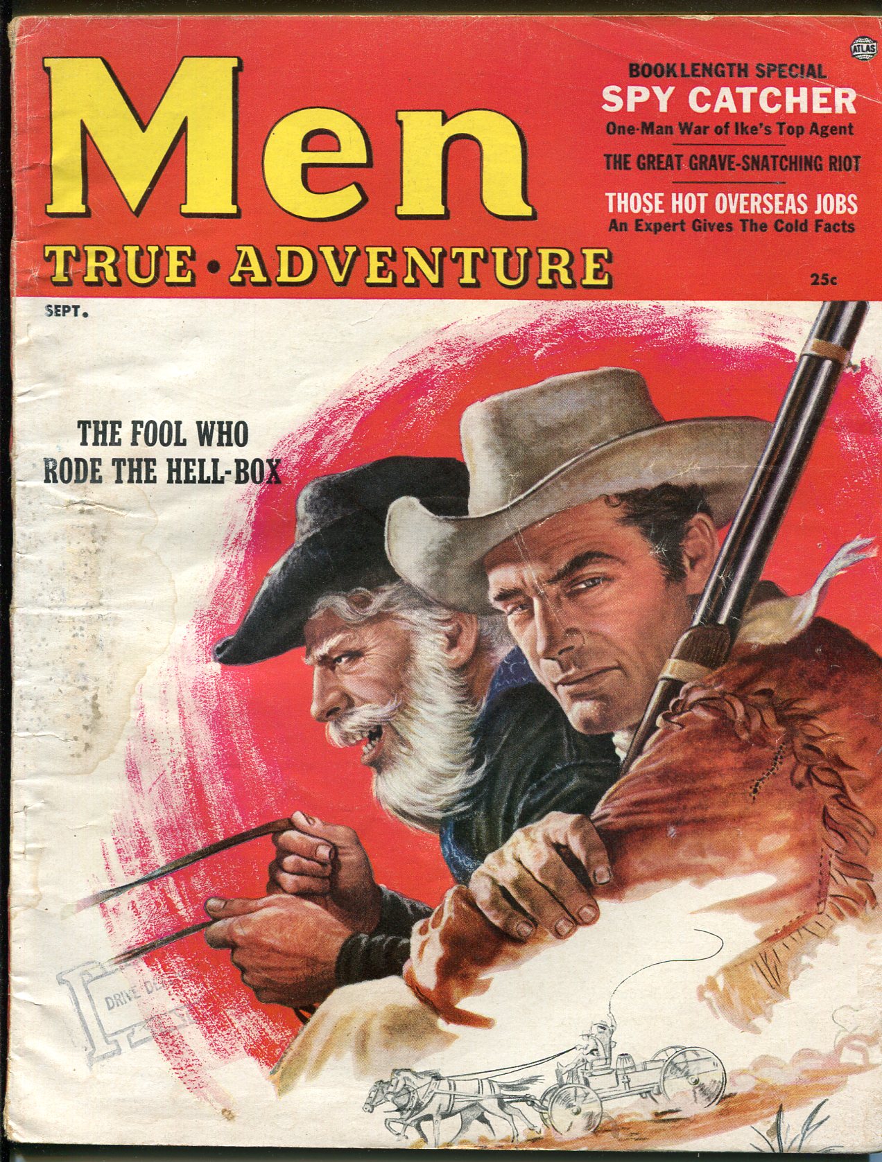 Men 9/1956-Atlas-western cover-Rudy Nappi-pulp action-cheesecake-Pinto ...