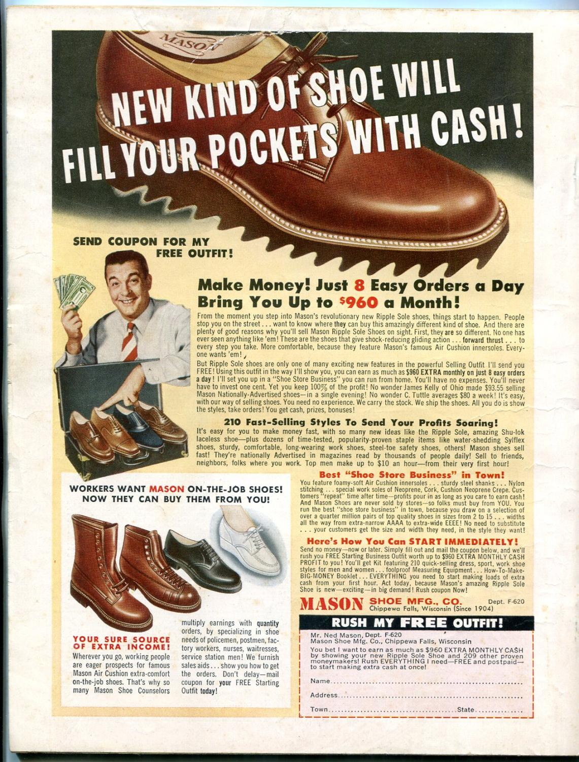 Swank Magazine October 1959- Charles Copeland art- Cheryl Kubert VF ...