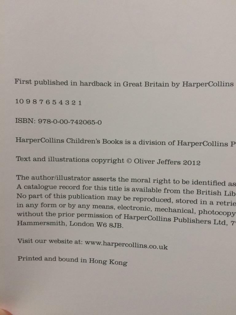 The Hueys in The New Jumper by Oliver Jeffers: Very Good Hardcover ...