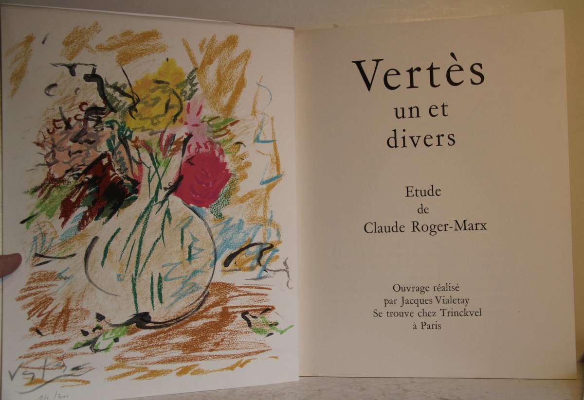 Vertès Un Et Divers Etude De Claude Roger Marx By Roger Marx Claude Sehr Gut 1961