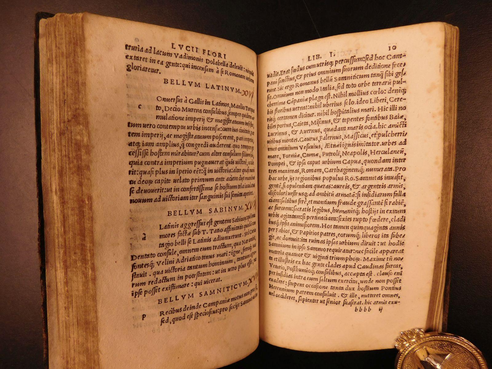 1521 Lucius Florus History Rome LIVY Froben Aldus Giunta Latin Ab Urbe ...