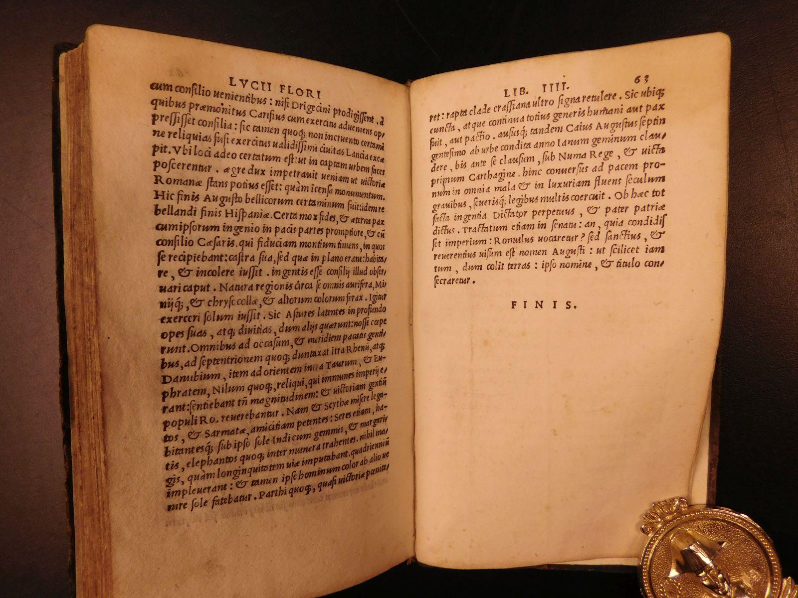 1521 Lucius Florus History Rome LIVY Froben Aldus Giunta Latin Ab Urbe ...