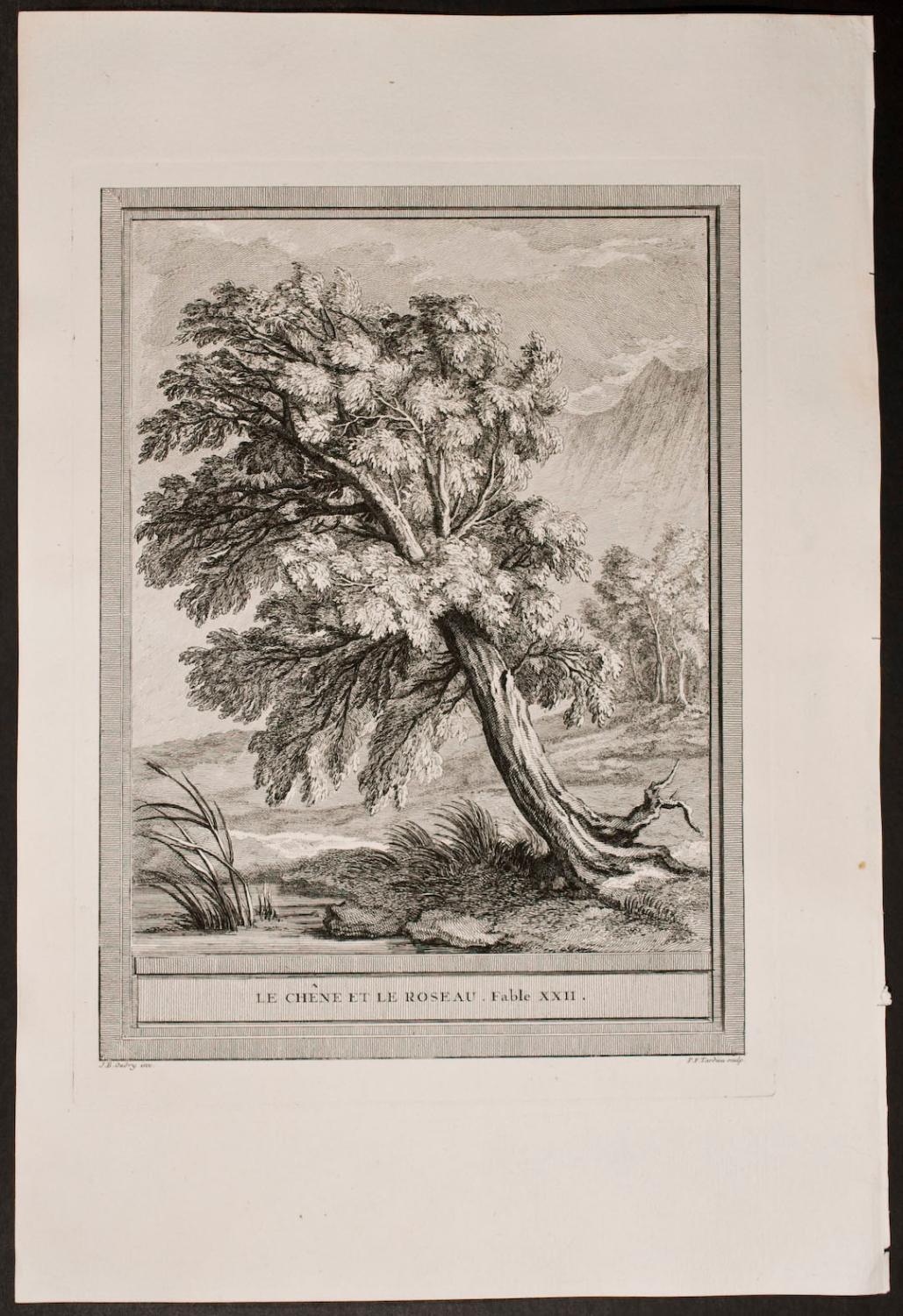 Le Chene et le Roseau by Jean de La Fontaine & Jean-Bapitiste Oudrey ...