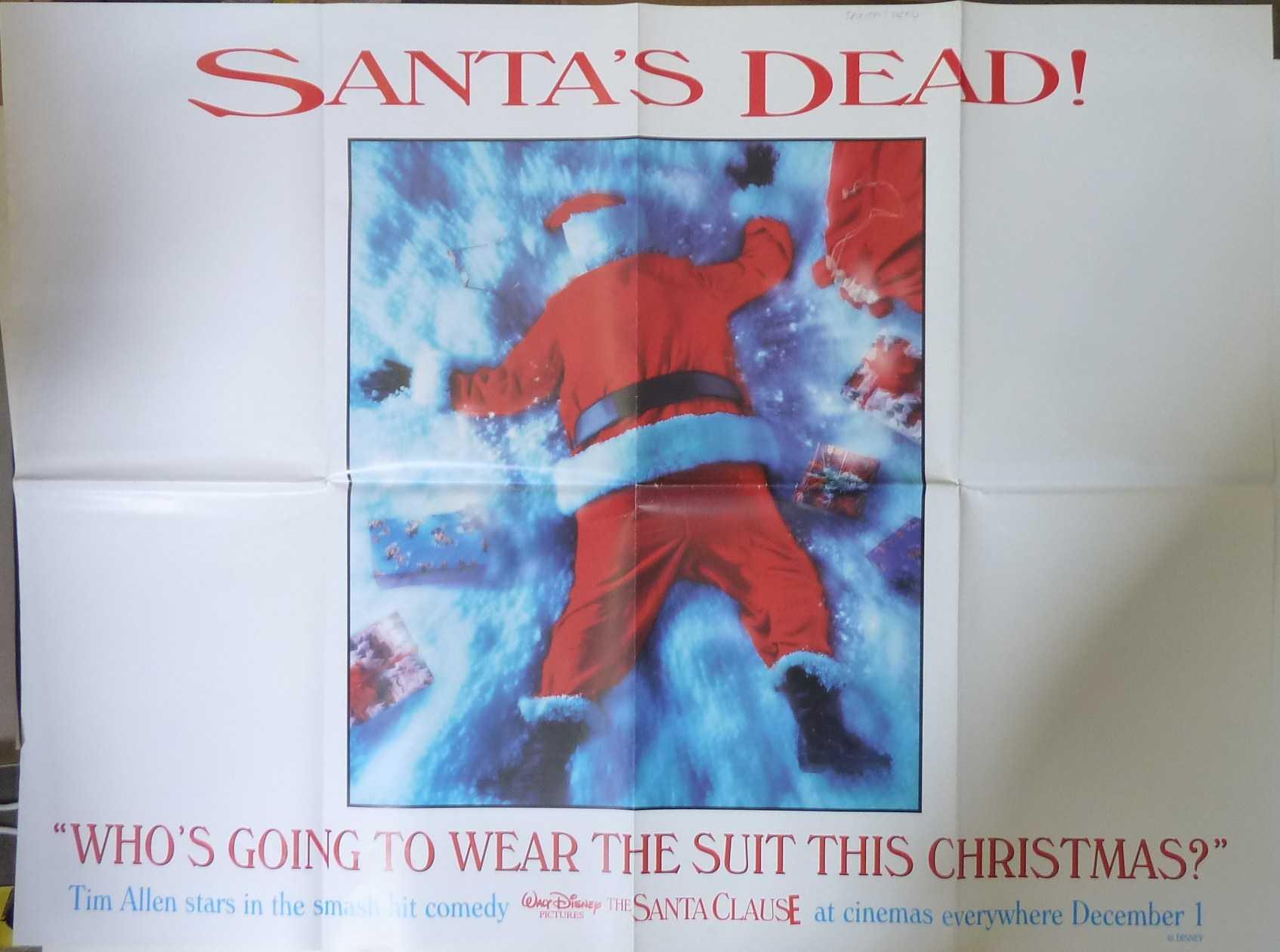 Santa Clause: Santa's Dead!, Large Film Poster par Walt Disney: Very ...