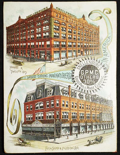 Advertising for N. Snellenburg & Co. [boards from Illustrated Sketches ...