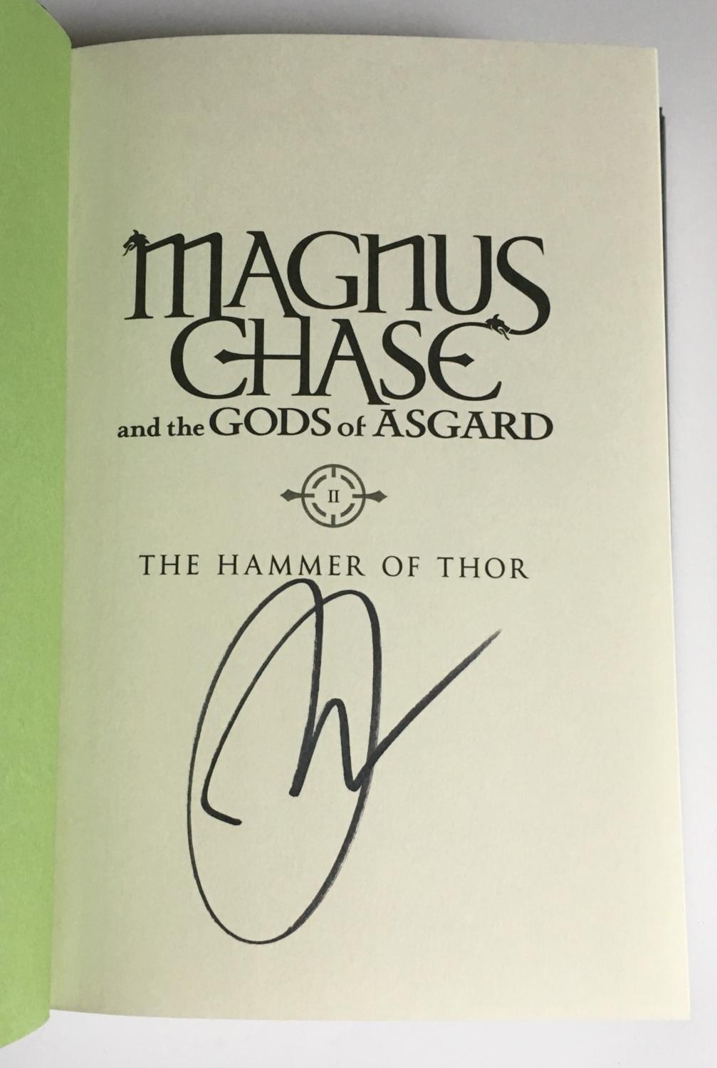 The Hammer of Thor by Riordan, Rick: Fine Hard Cover (2016) First ...