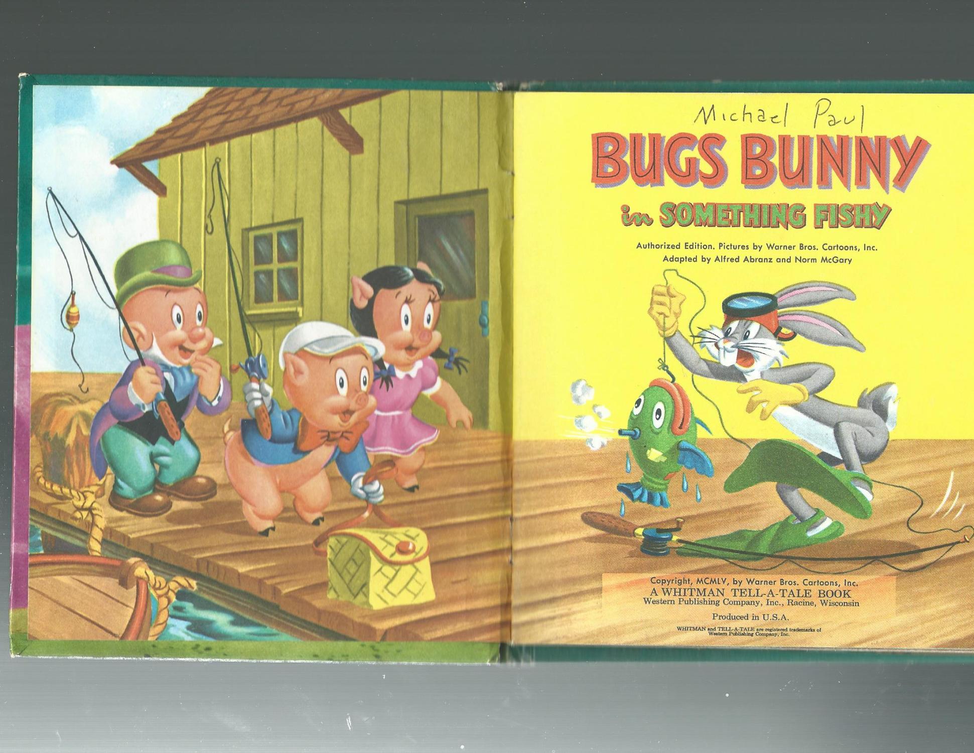 BUGS BUNNY in Something Fishy by Alfred Abranz & Norm McGary adapted by / pictures by Warner ...