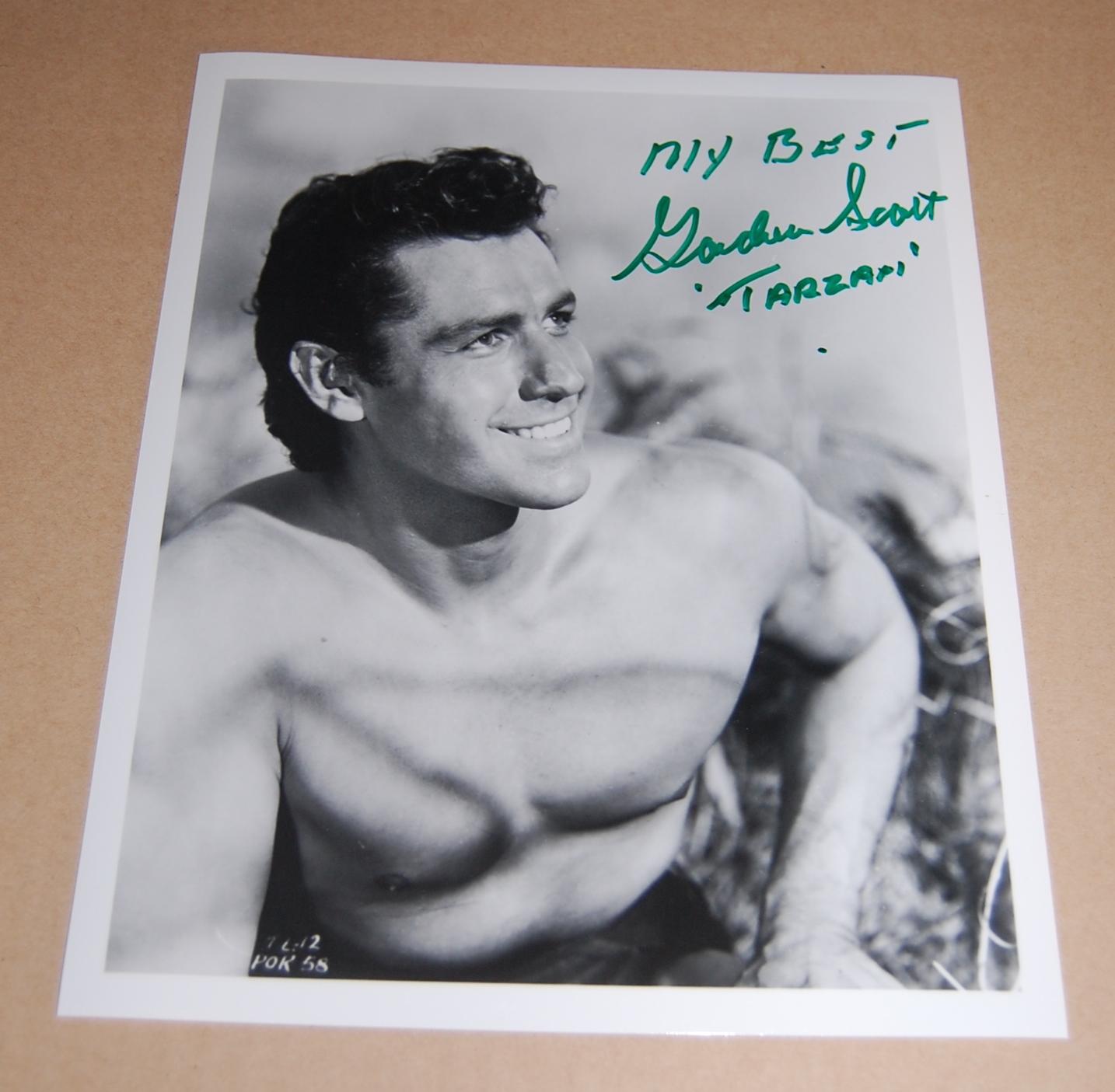 Gordon Scott Autograph. Tarzan. Bust Shot. by Scott, Gordon.: Signed by ...