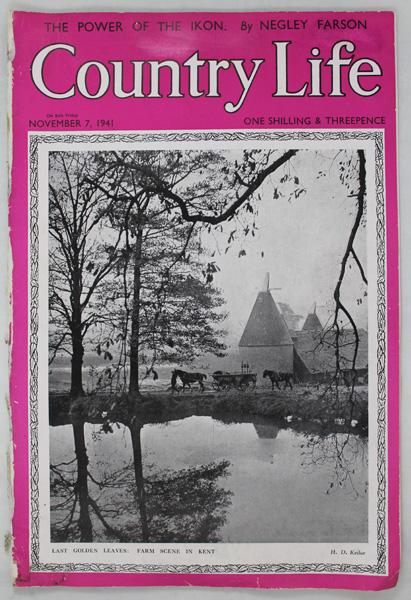 Original Issue of Country Life Magazine Dated November 7th 1941 with ...